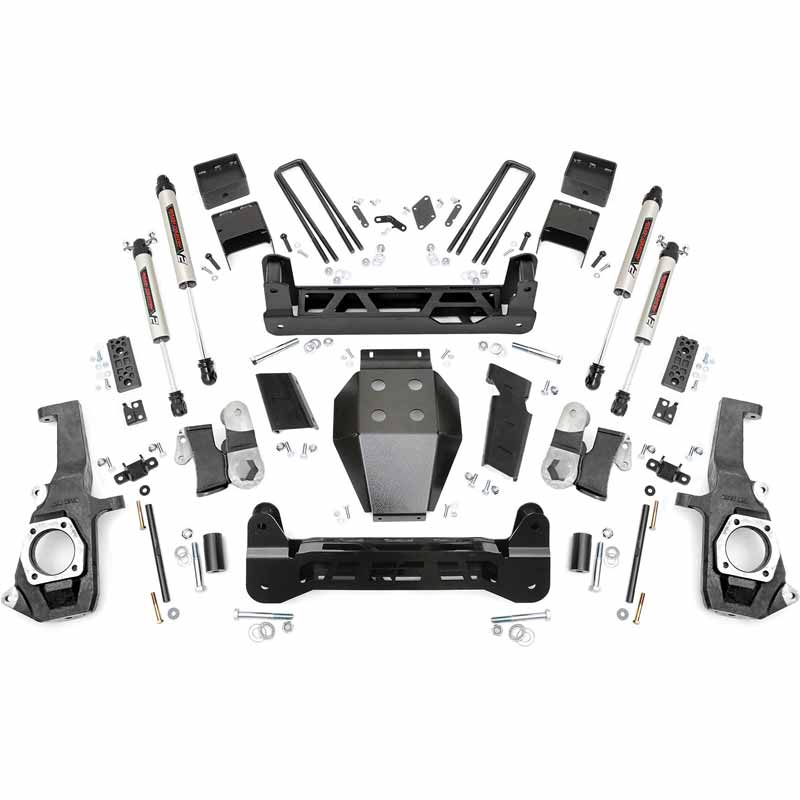 Rough Country 26070 5" Lift Kit With V2 Monotube Shocks | XDP