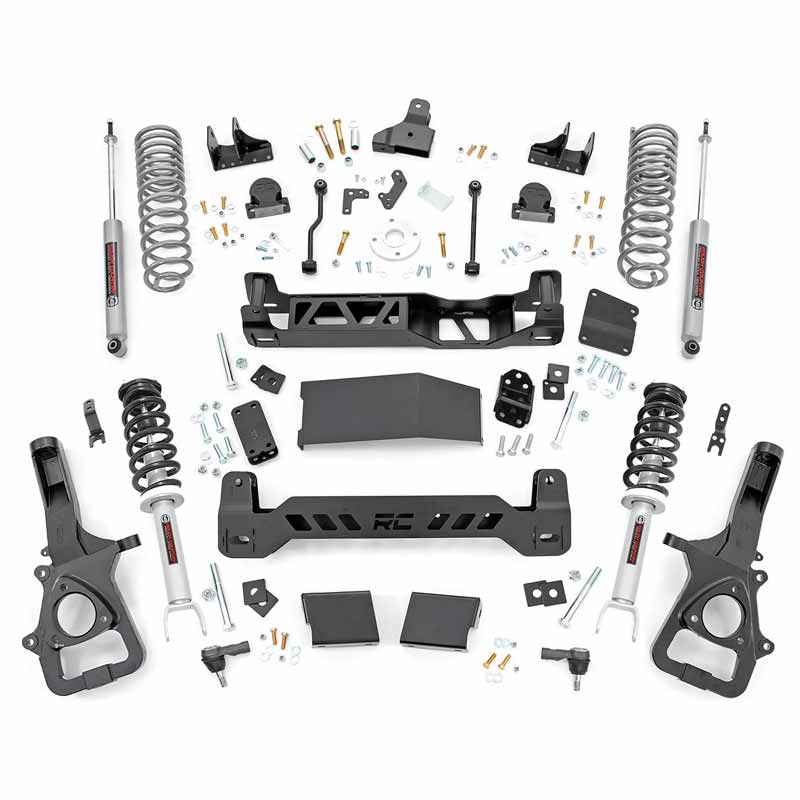 Rough Country 33431 6" Lift Kit With N3 Struts & Shocks | XDP