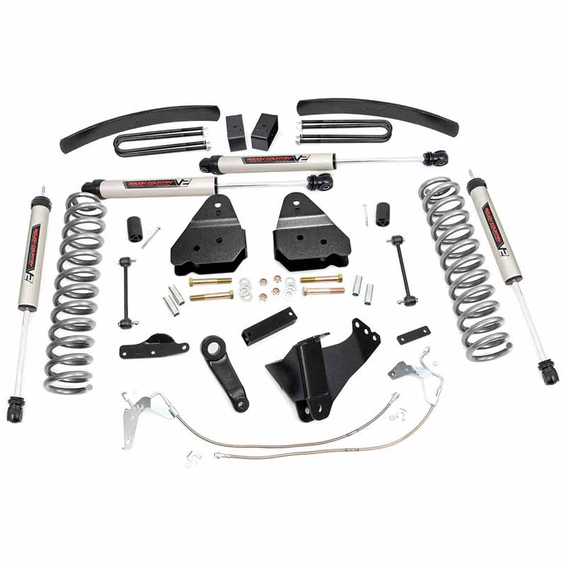 Rough Country 59470 6" Lift Kit With V2 Monotube Shocks | XDP