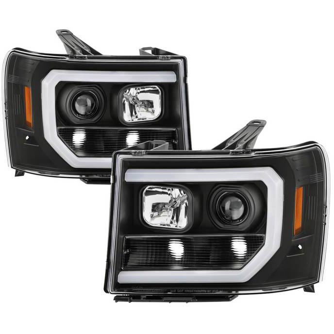 Spyder 5087522 Platinum Series Black LED Headlights | XDP