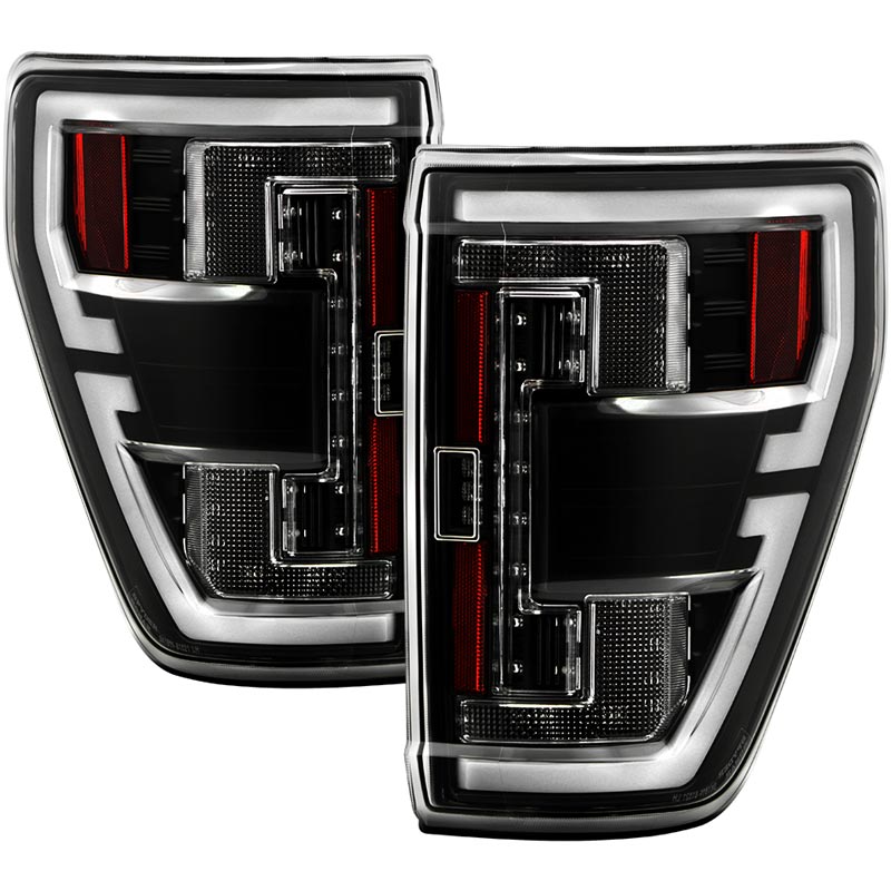 Spyder Black LED Tail Lights 5088772 | XDP