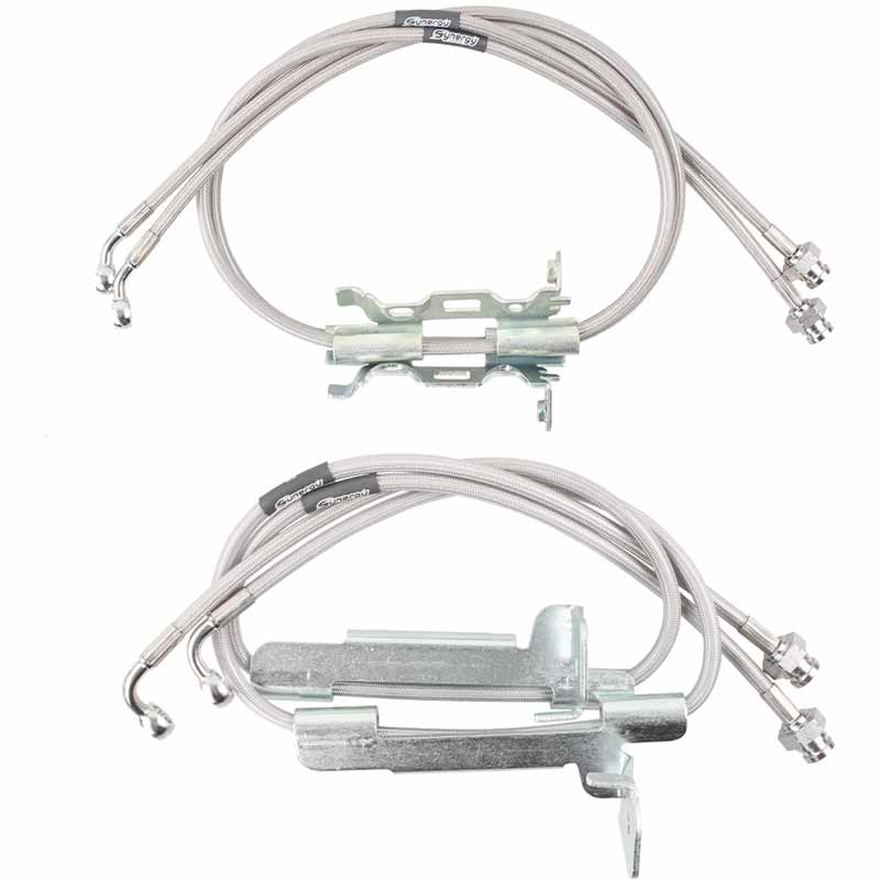 Synergy 8866-01 Stainless Steel Braided Brake Line Kit (Front & Rear) | XDP