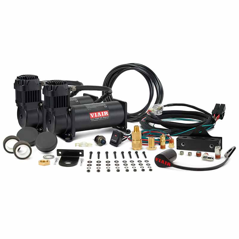 Viair 444DB01 Dual Stealth Black 444 On-Board Air System | XDP
