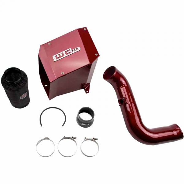 Wehrli Custom Fab WCF100191-RED 4" Intake Kit W/Air Box - WCFab Red | XDP