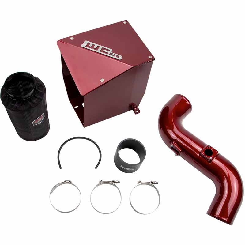 WCFab WCF100194-RED 4" Intake Kit W/Air Box - WCFab Red | XDP