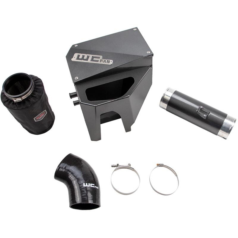 WCFab 4" Intake Kit W/Air Box - Gloss White WCF100282-GW | XDP