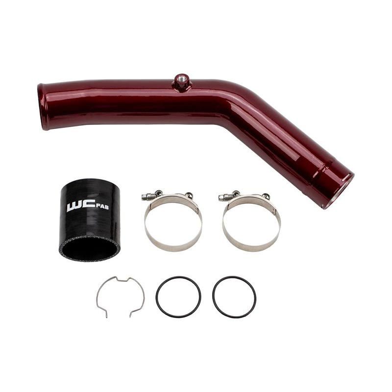 WCFab 3" Hot Side Intercooler Pipe - WCFab Red WCF100308-RED | XDP