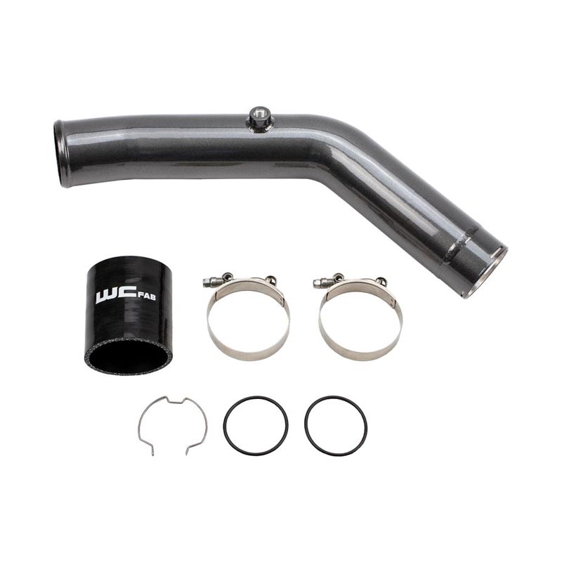 Wehrli Custom Fab 3" Hot Side Intercooler Pipe - Bengal Red WCF100308 ...