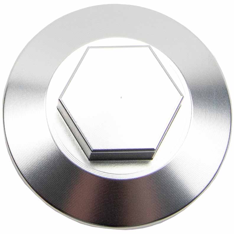 WCFab WCF205-459-CLR Clear Anodized Billet ORB Fill Plug | XDP