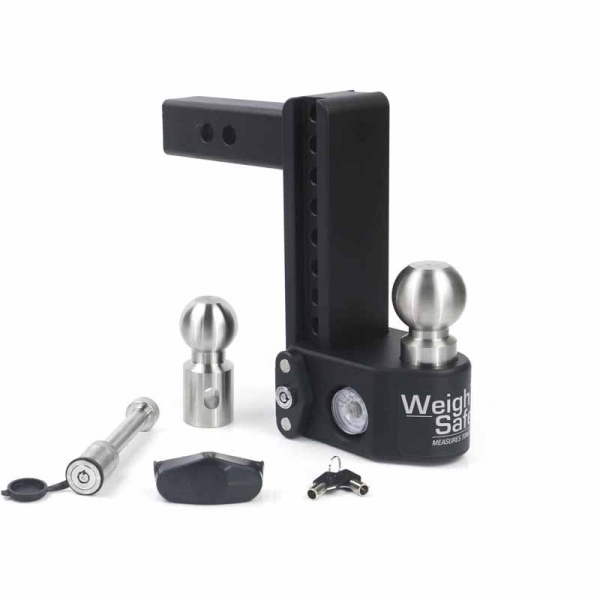 Weigh Safe SWS8-2-KA Steel 2" Drop Hitch & Lock Pin - 8" Drop | XDP