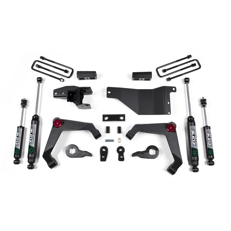 Zone Offroad 3" UCA Lift Kit With Nitro Series Shocks ZONC32N | XDP