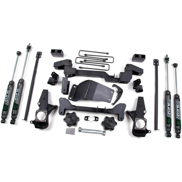Zone Offroad 6" Lift Kit With Nitro Series Shocks ZONC4N | XDP