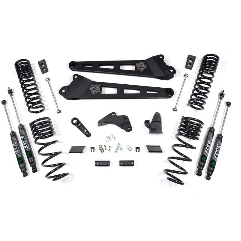 Zone Offroad 6.5" Radius Arm Lift Kit With Nitro Series Shocks ZOND58N ...