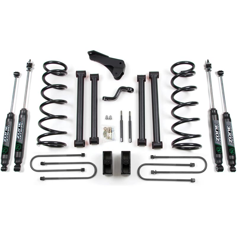 Zone Offroad 5" Lift Kit With Nitro Series Shocks ZOND5N | XDP