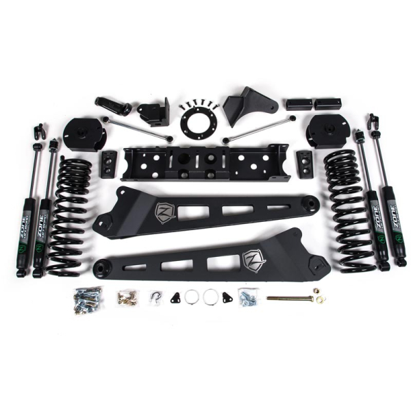 Zone Offroad 4.5" Radius Arm Lift Kit With Nitro Series Shocks ZOND78N ...