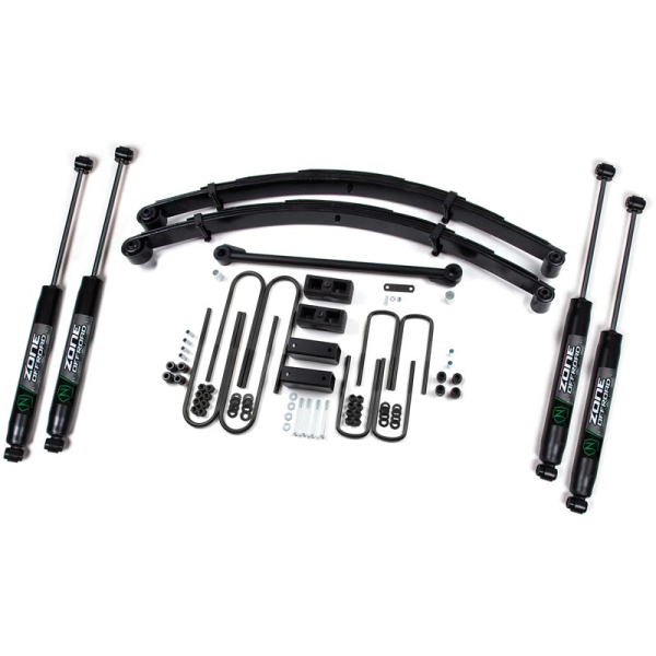 Zone Offroad 4" Lift Kit With Nitro Series Shocks ZONF1N | XDP