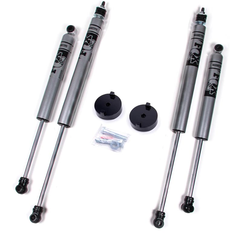 Zone Offroad 1" Leveling Kit With Fox 2.0 Adventure Series Shocks ...
