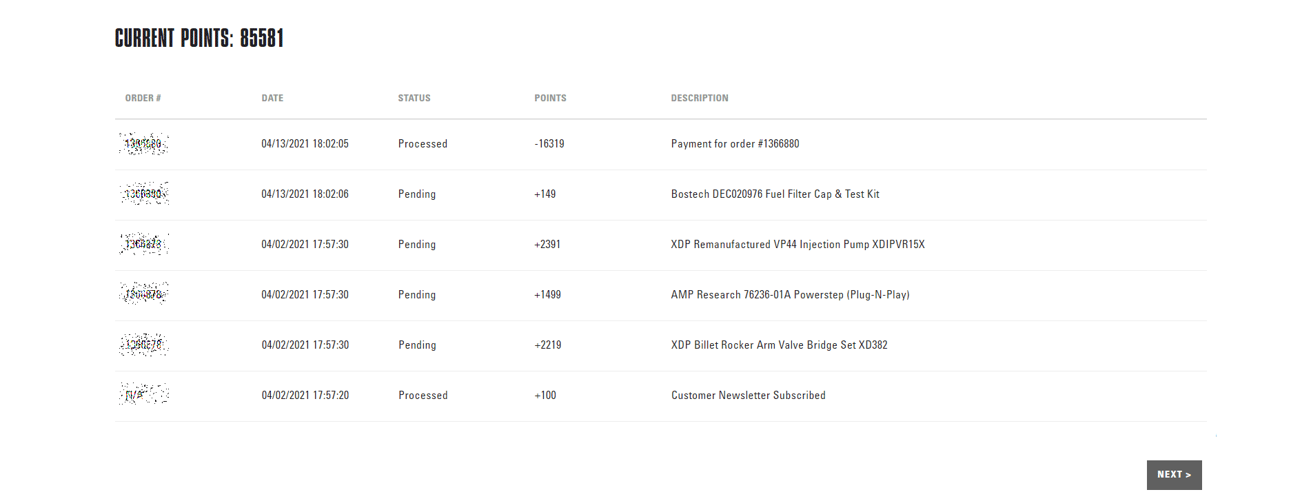 XDP | Diesel Dollars Rewards Program