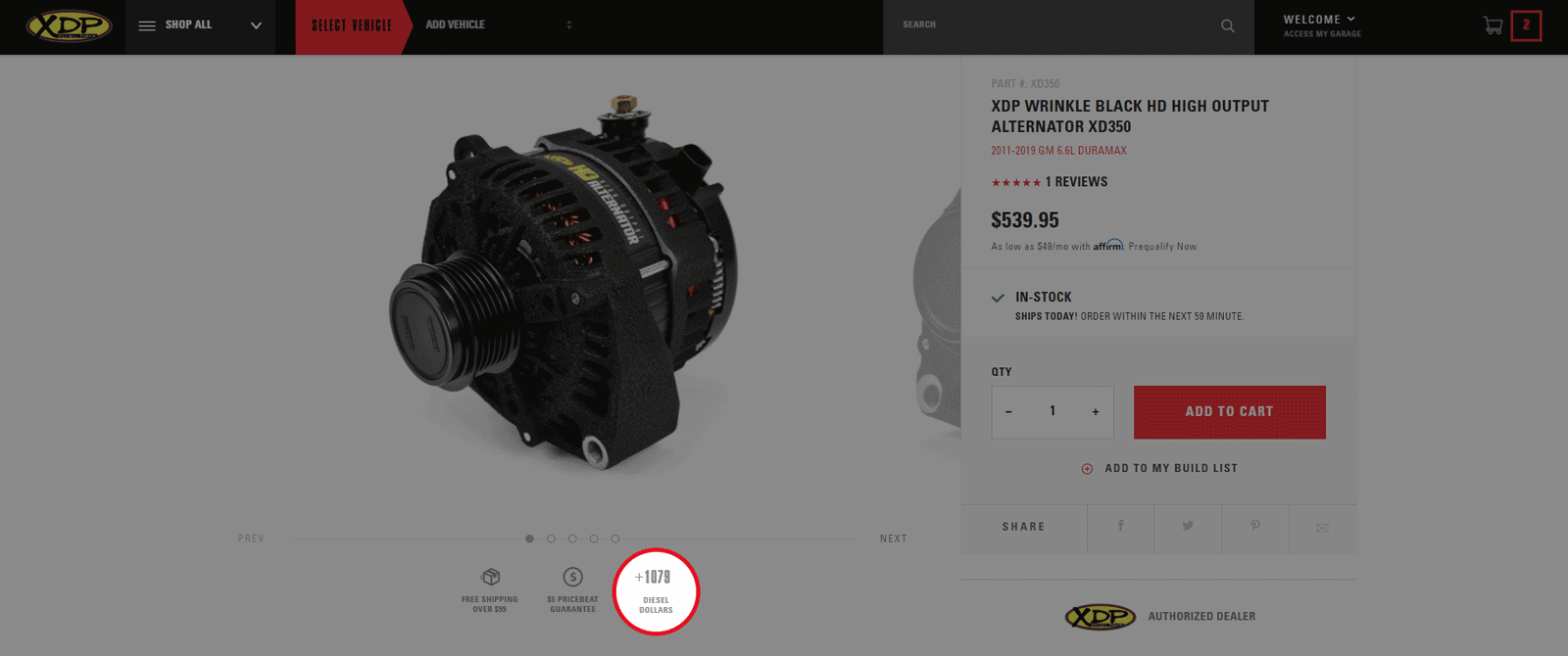 XDP | Diesel Dollars Rewards Program